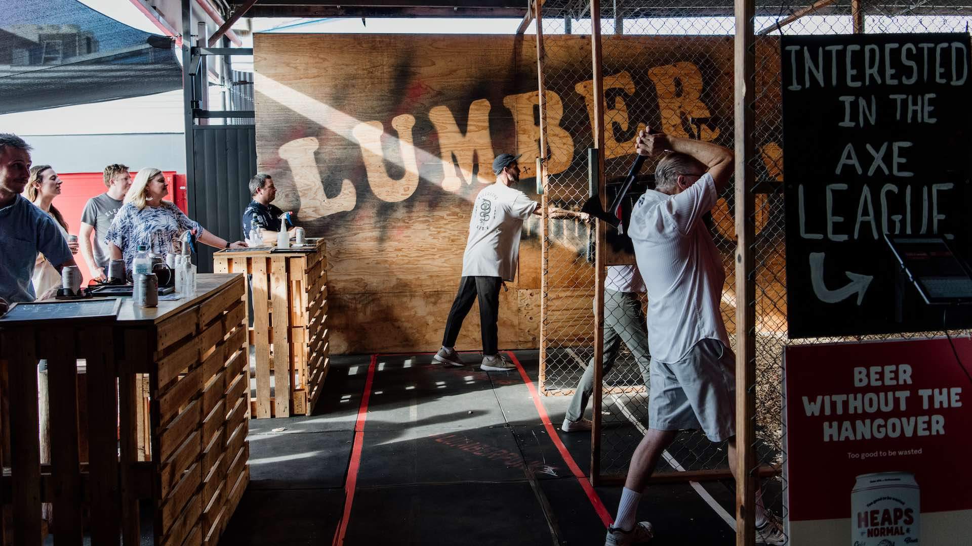 You Can Score 2-for-1 Axe Throwing at the New Lumber Punks Brookvale ...
