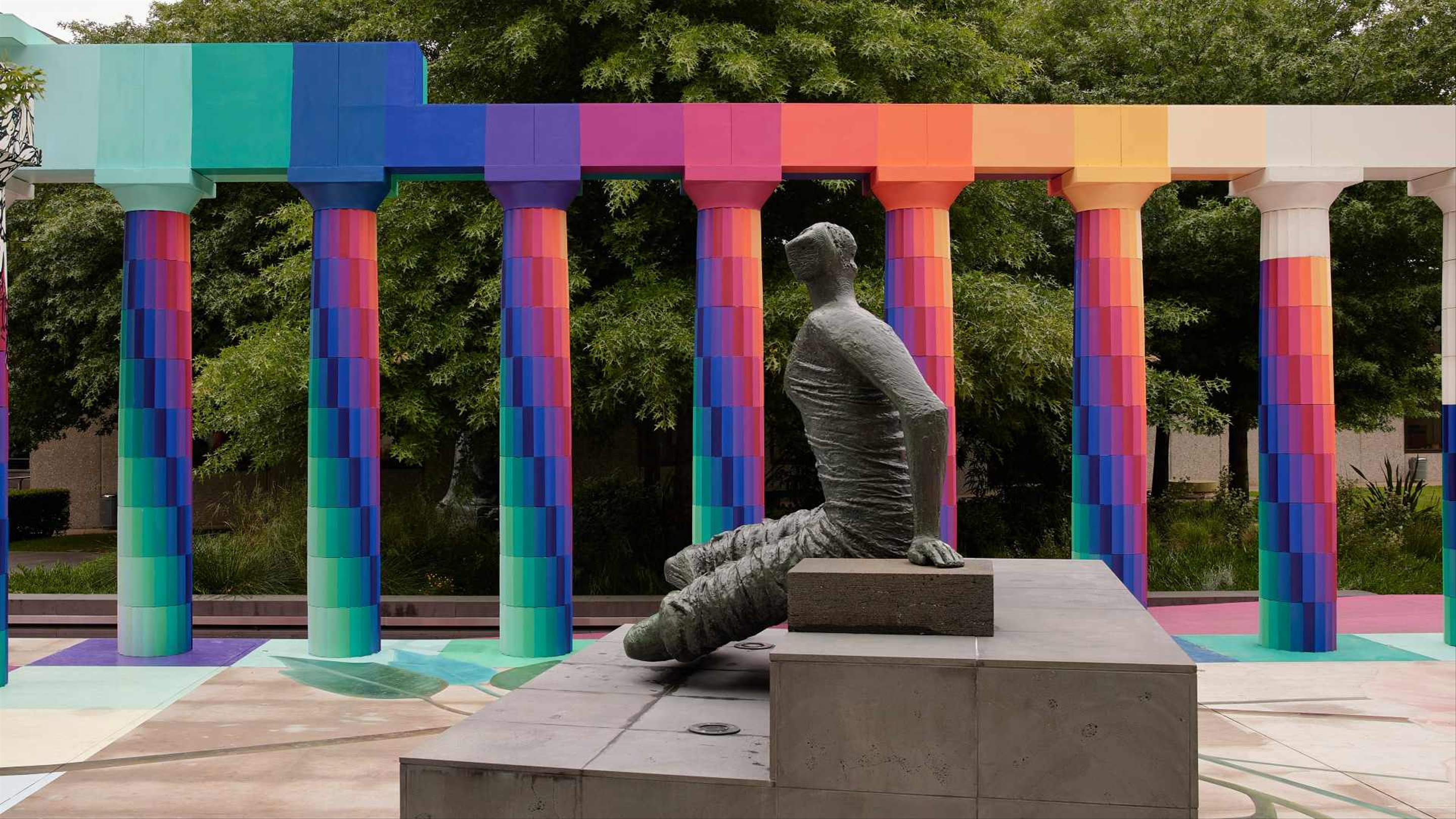 Melbourne Is Now Home to a Colourful Mini Parthenon Replica Called ...