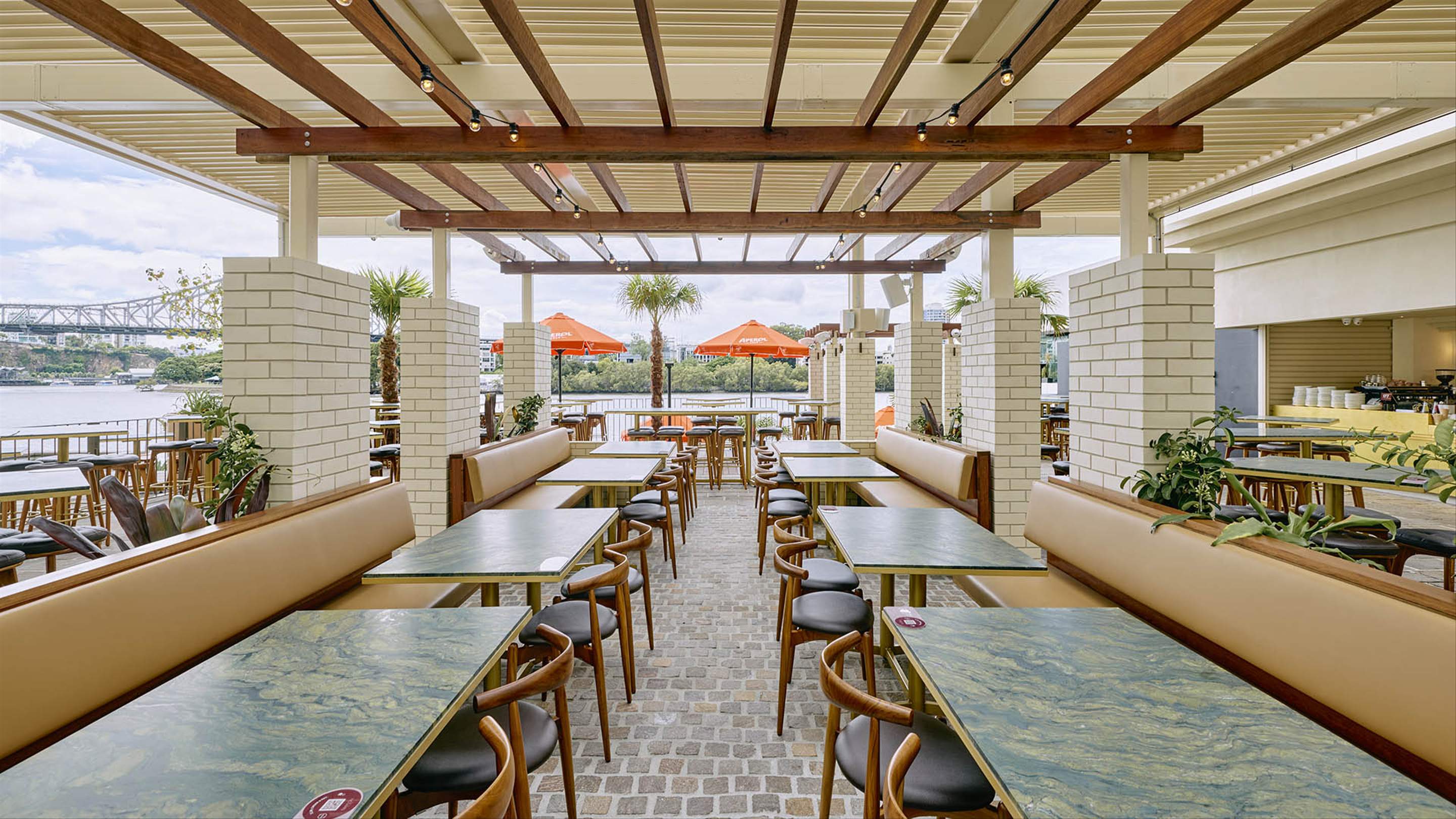 Now Open: Babylon Garden Is Eagle Street's New Two-Tier Waterfront Bar with Stunning River Views ...