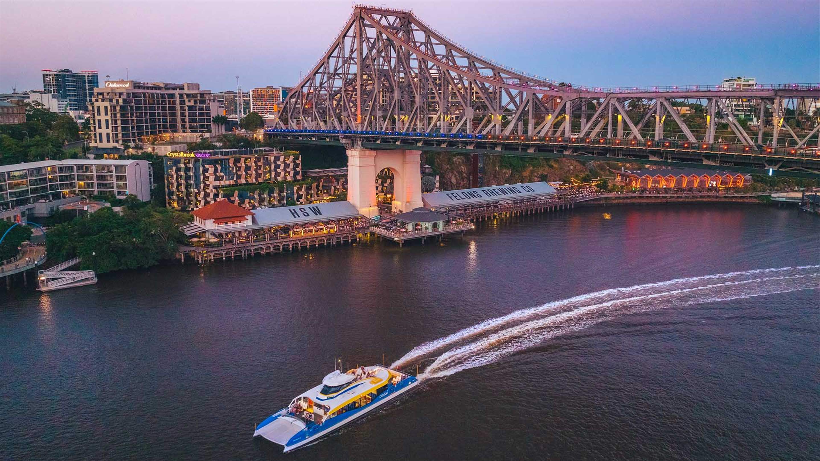 Now Cruising: Travelling to and From Howard Smith Wharves Via CityCat ...