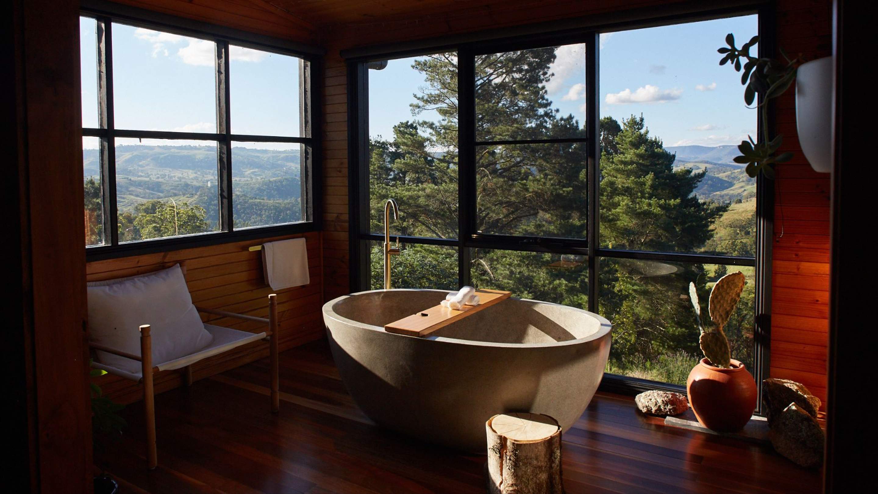 Stay of the Week: Woodland Cabin at Logan Brae Retreats - Concrete ...