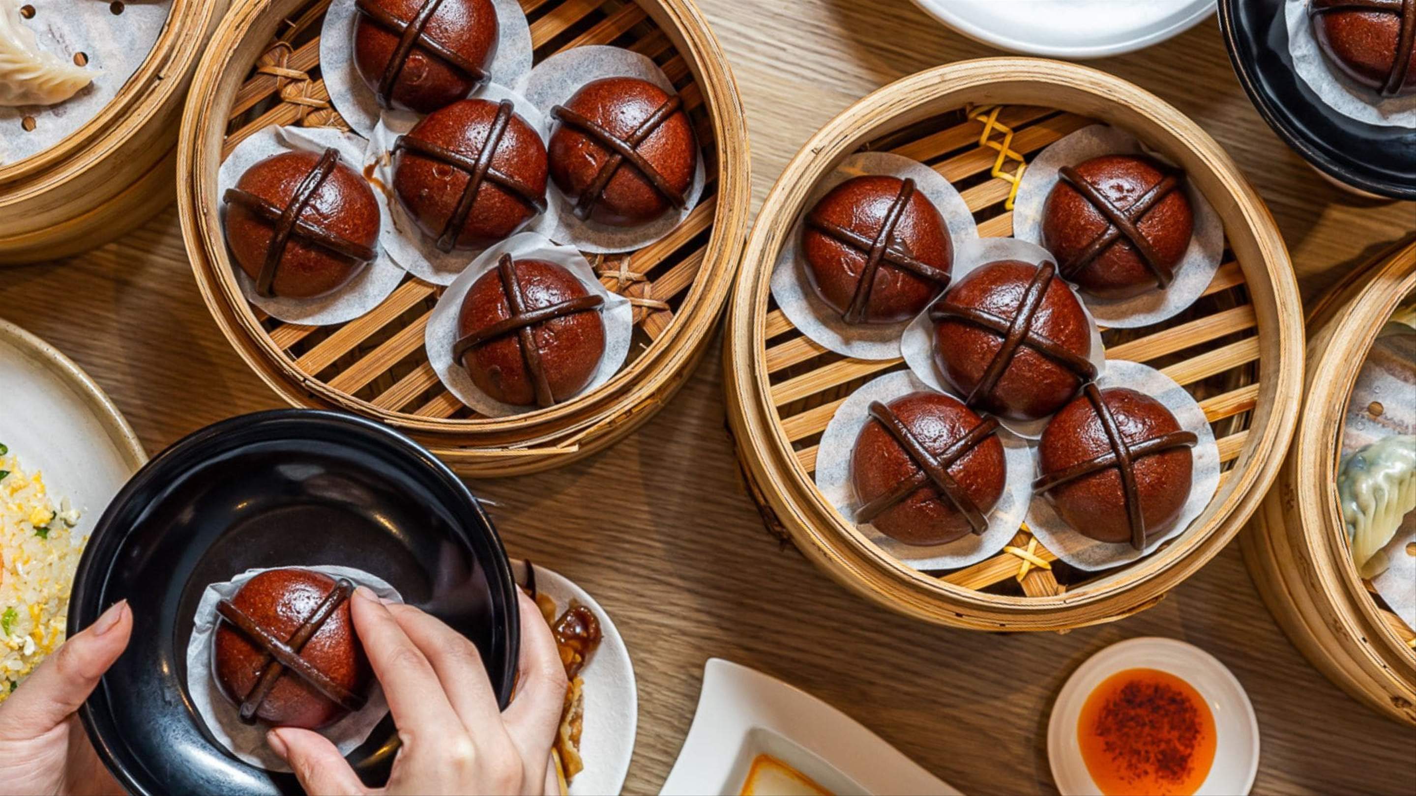 Din Tai Fung Is Serving Up Hot Cross Bao Filled with Molten Chocolate ...