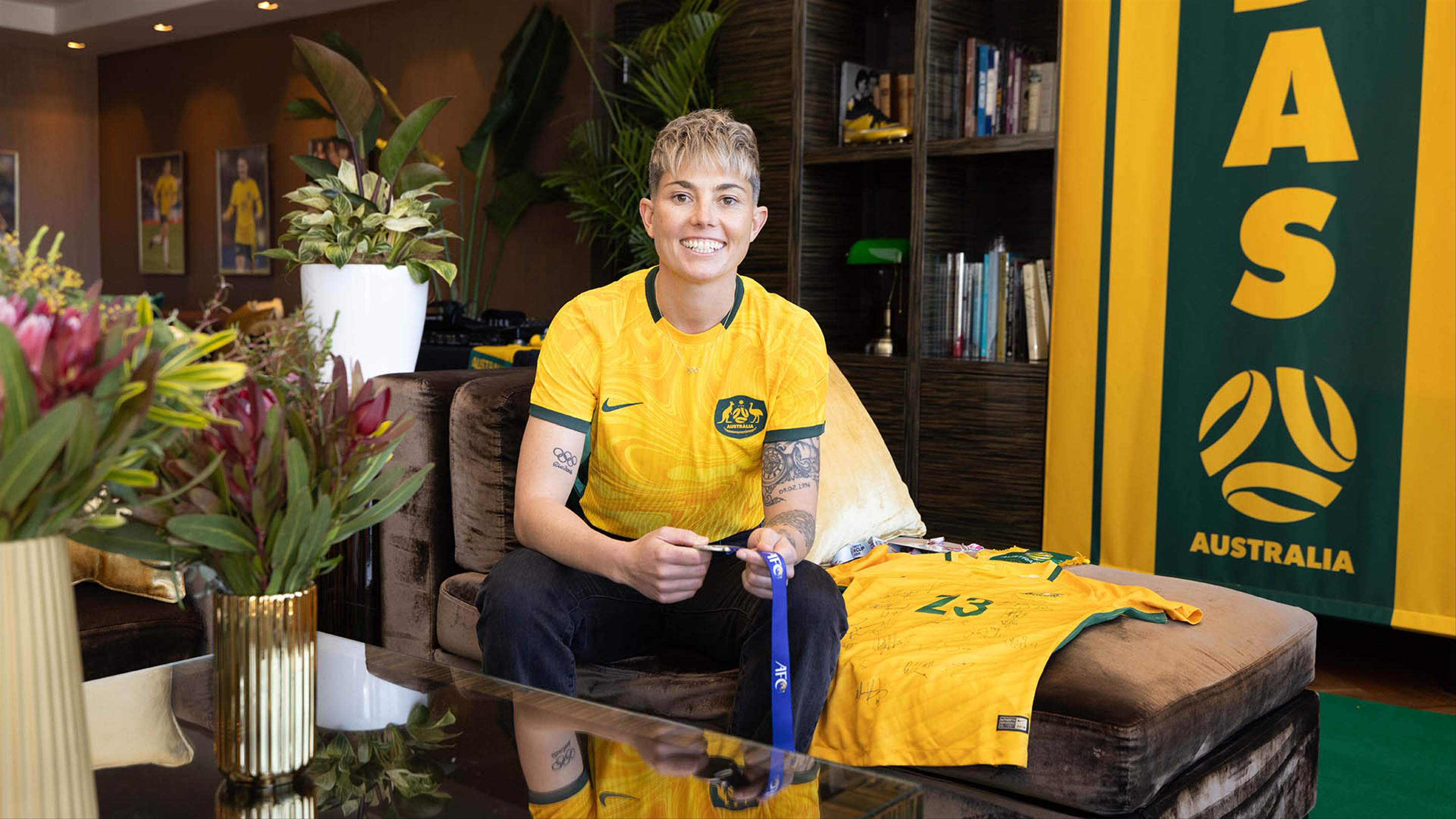 Go Green and Gold: The World's First-Ever Matildas-Themed Hotel Suite ...