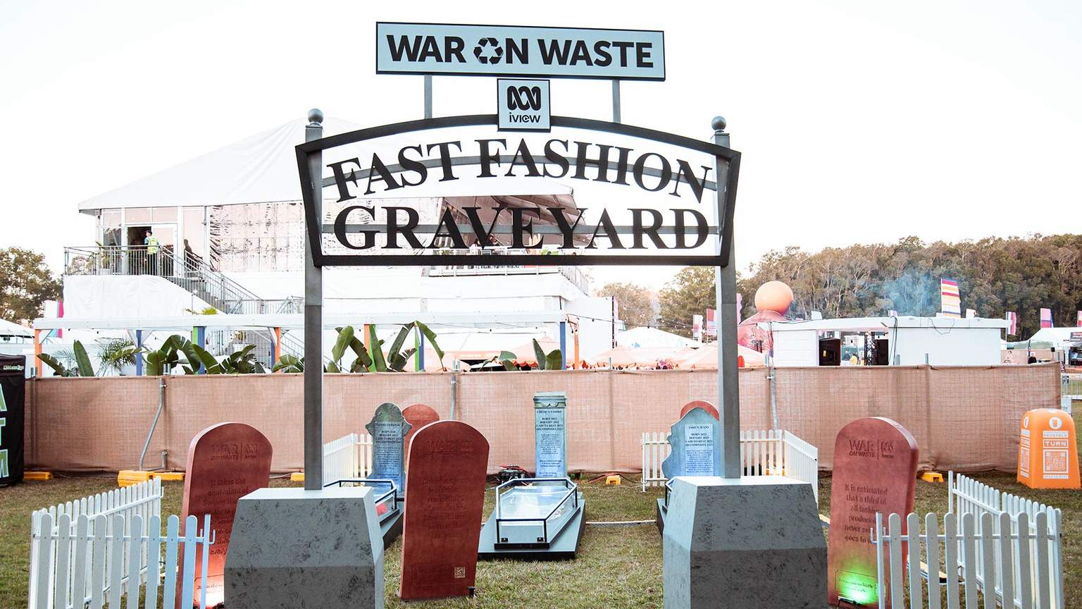 'War on Waste' Has Set Up a Fast Fashion Graveyard at Splendour to ...