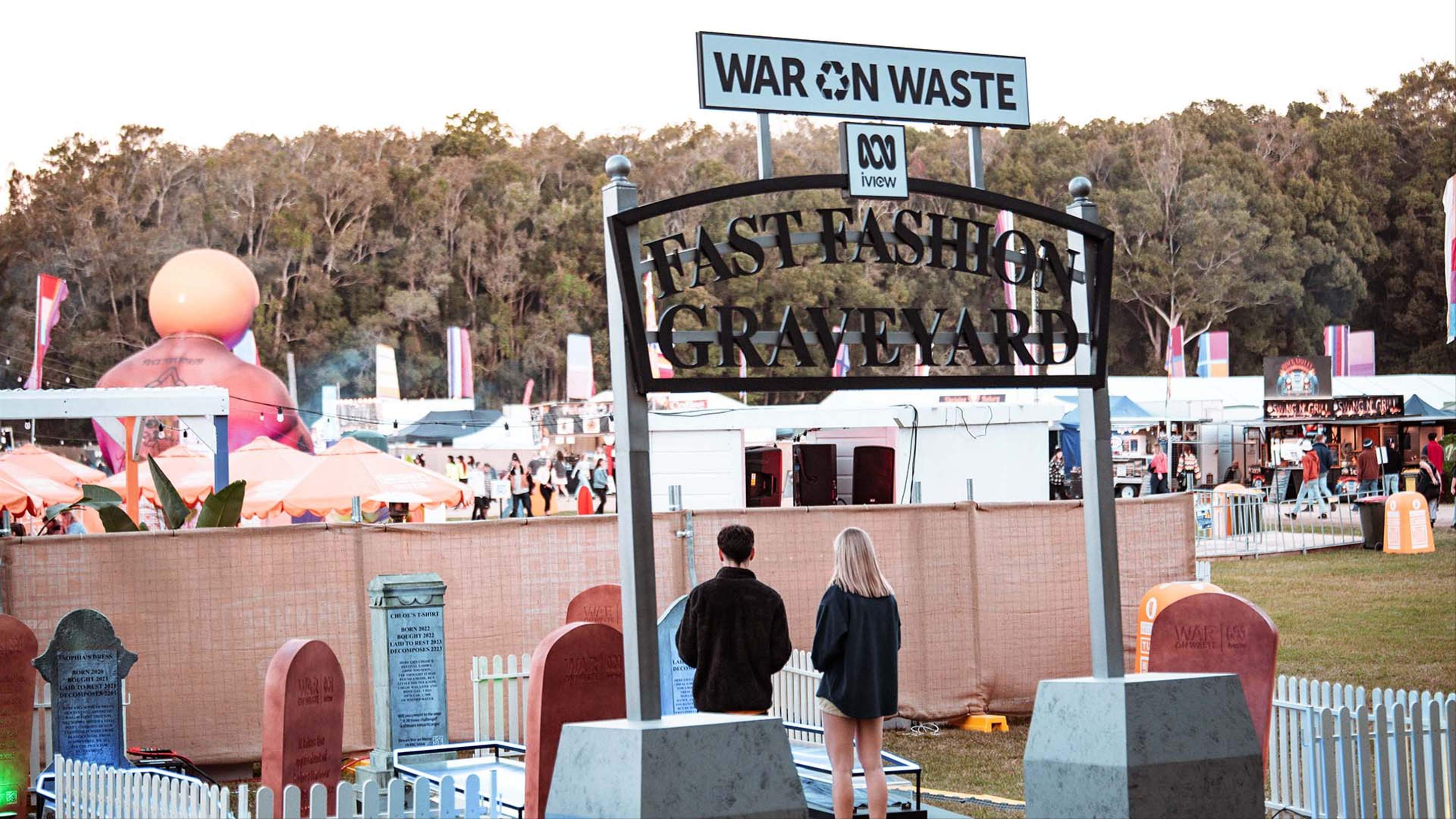 'War on Waste' Has Set Up a Fast Fashion Graveyard at Splendour to ...