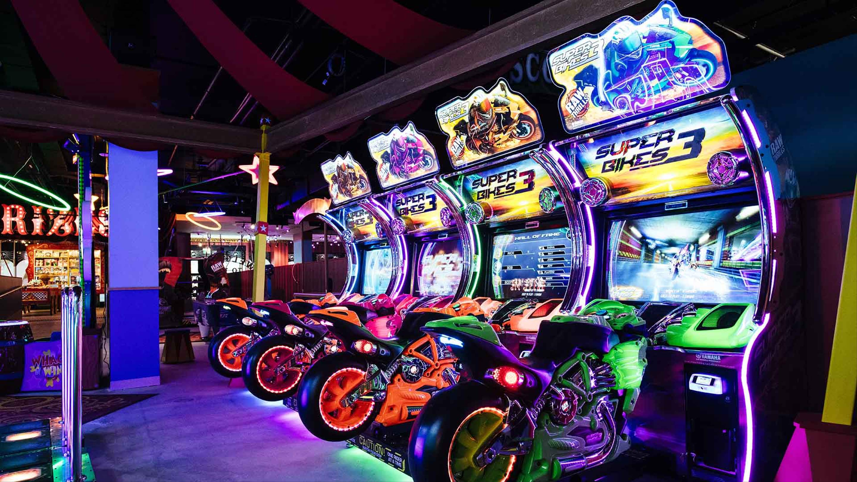 Now Open: Circus-Themed Arcade Bar Archie Brothers Cirque Electriq Has ...