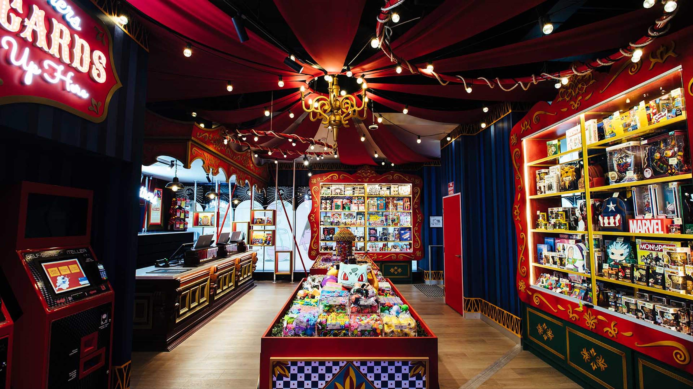 Now Open: Circus-Themed Arcade Bar Archie Brothers Cirque Electriq Has ...