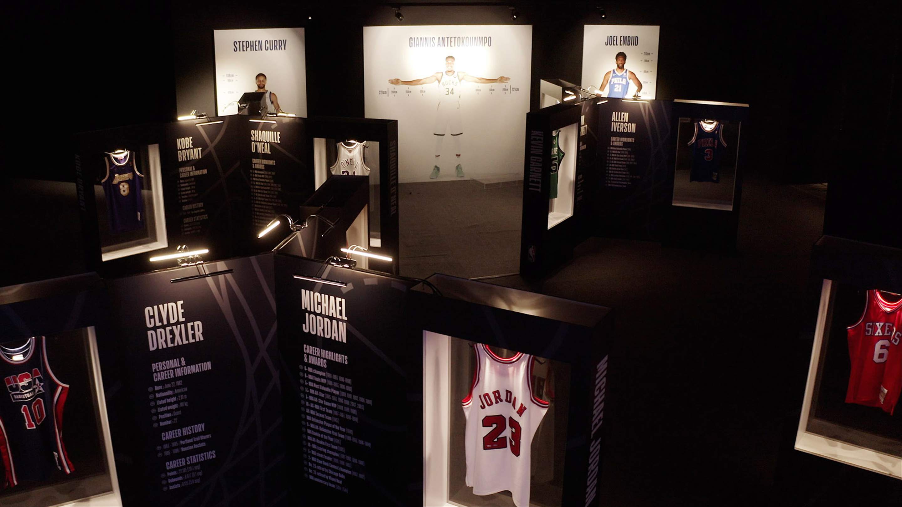 A Huge Interactive NBA Exhibition That Bounces Through Basketball ...