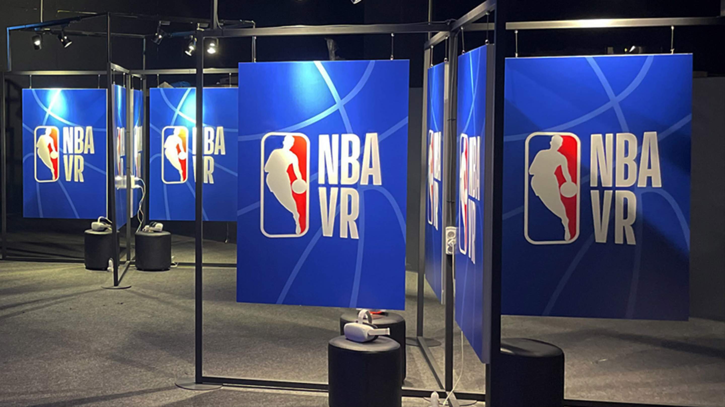 A Huge Interactive NBA Exhibition That Bounces Through Basketball ...