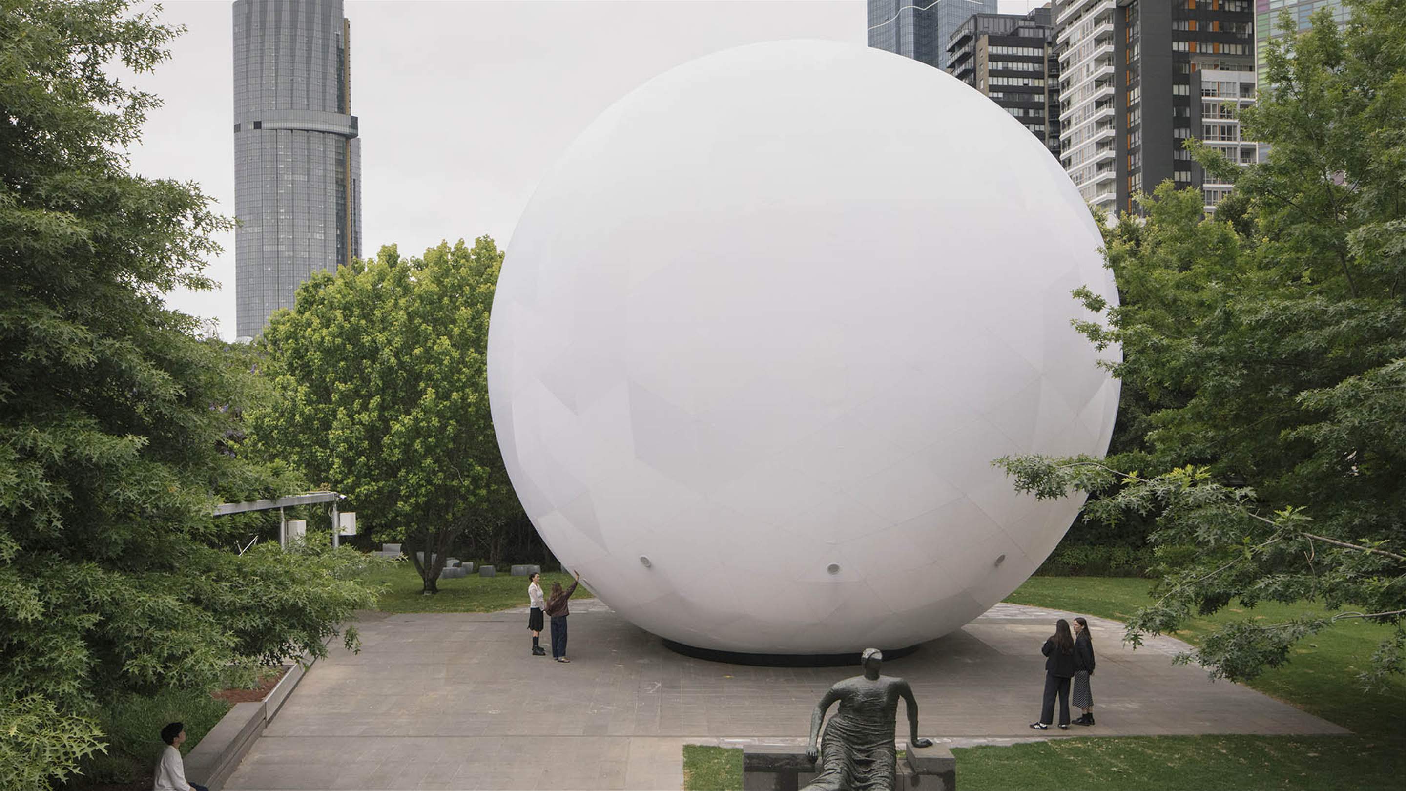 Meet Australia's New Big Thing: A 14-Metre-Tall Inflatable Sphere That ...