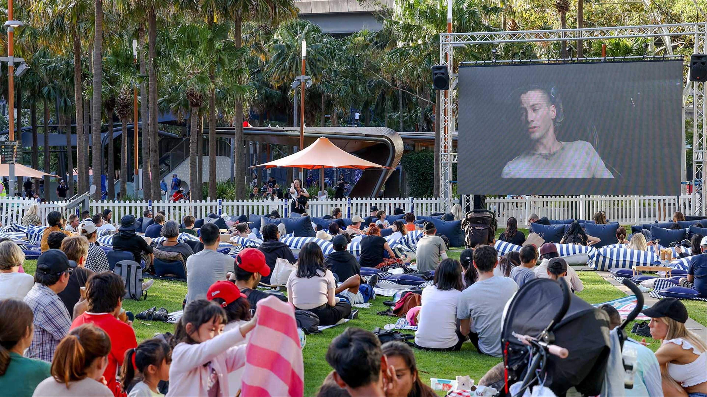 Warner Bros Discovery Open Air Cinema at Darling Quarter 2024 - Concrete Playground