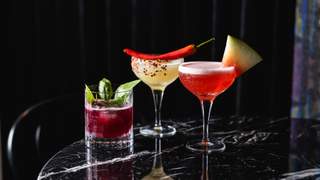 Three-Margarita Menu at The Inchcolm Bar, Brisbane