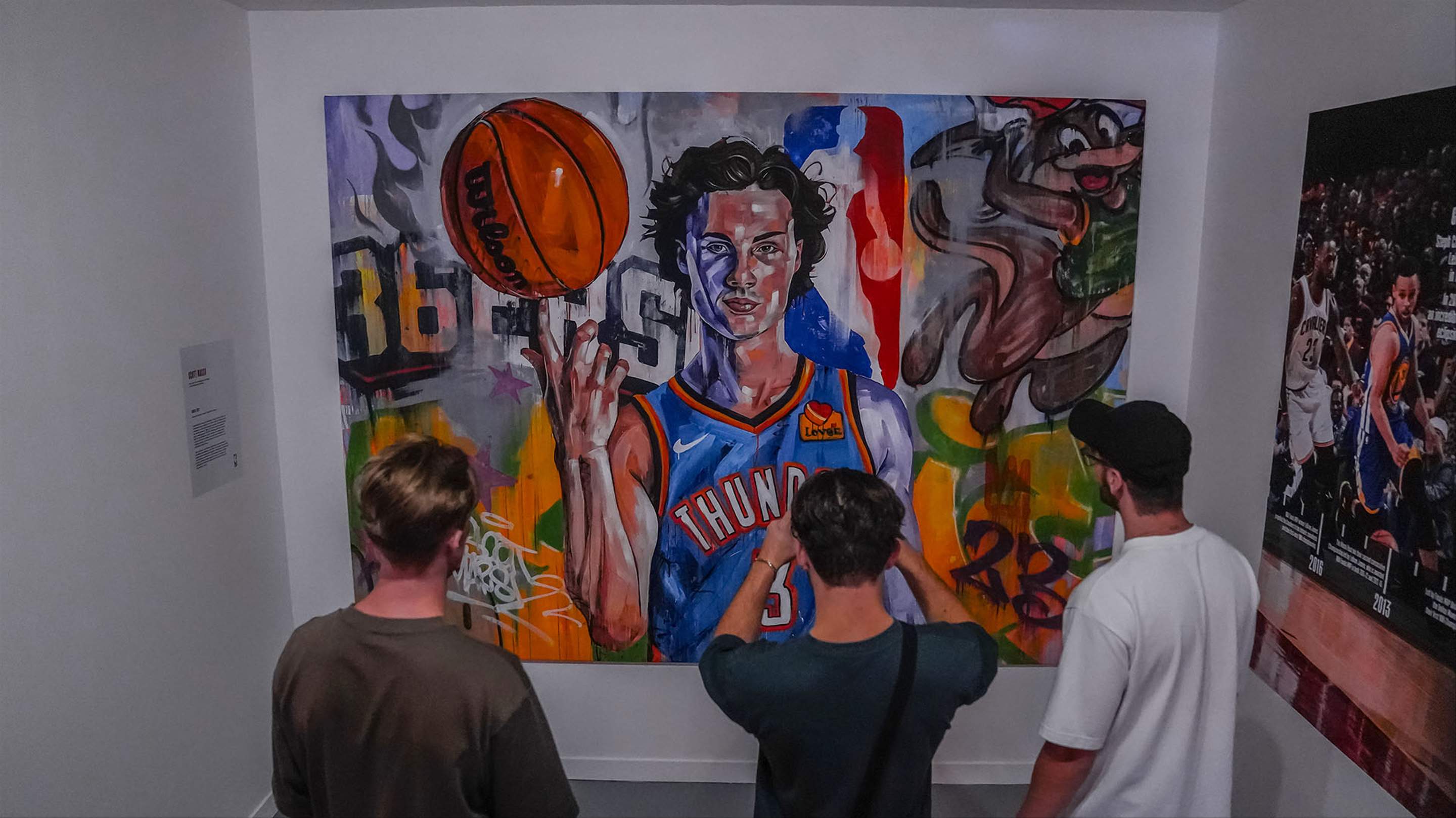 A Massive Interactive NBA Exhibition That Bounces Through Basketball ...