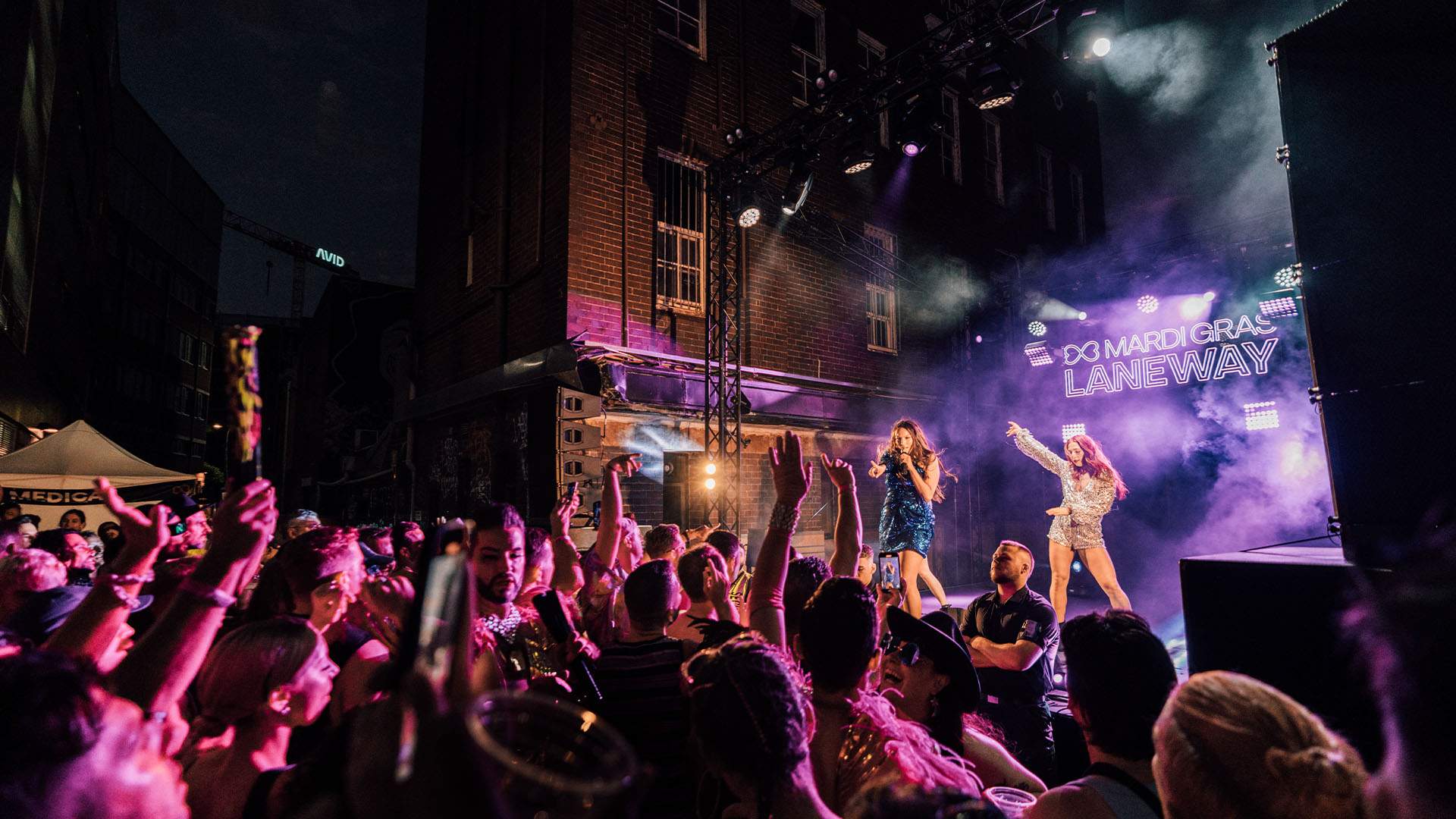 Mardi Gras Laneway - Concrete Playground