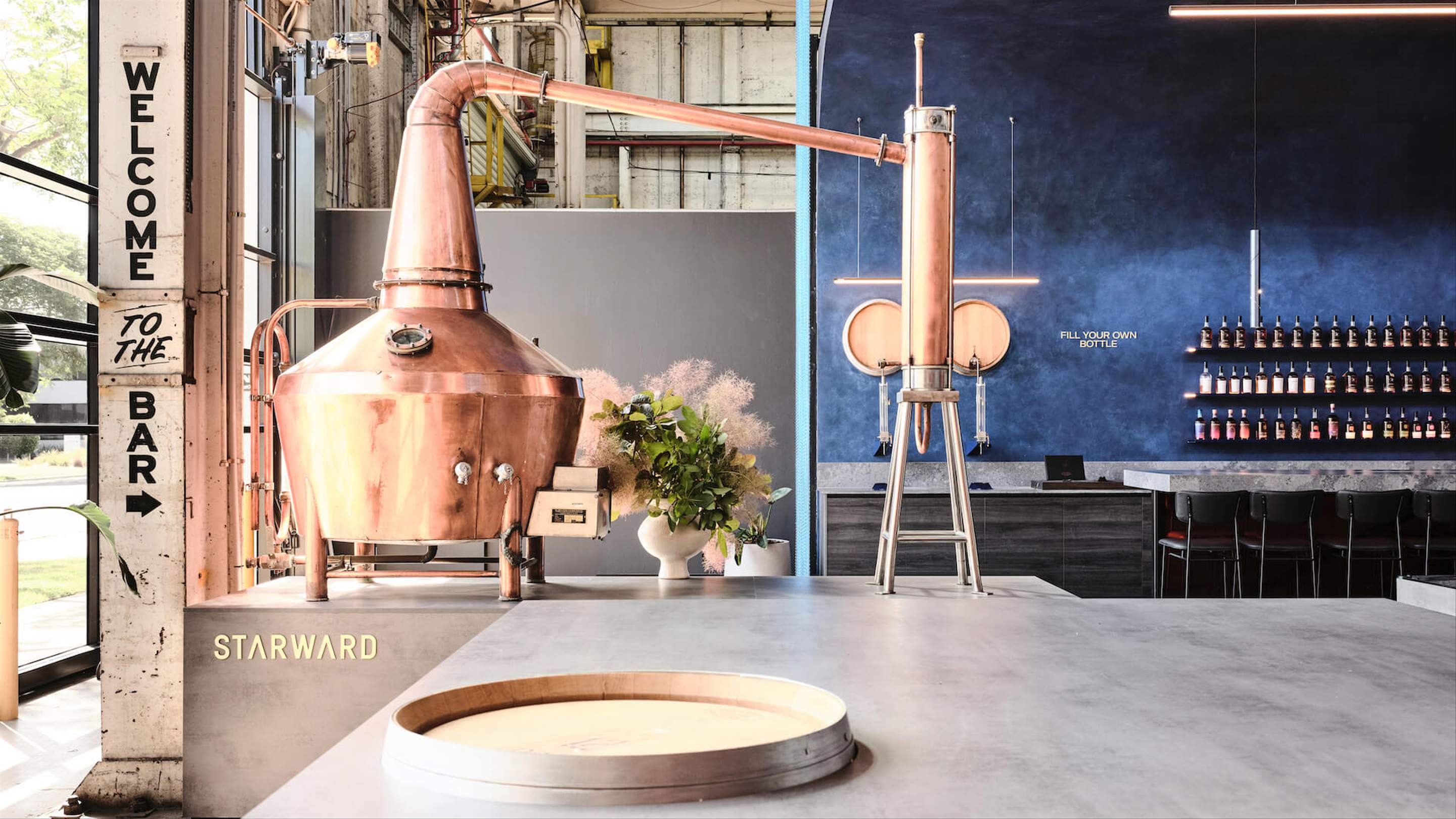 Starward Whisky Has Overhauled Its Port Melbourne Distillery and Bar