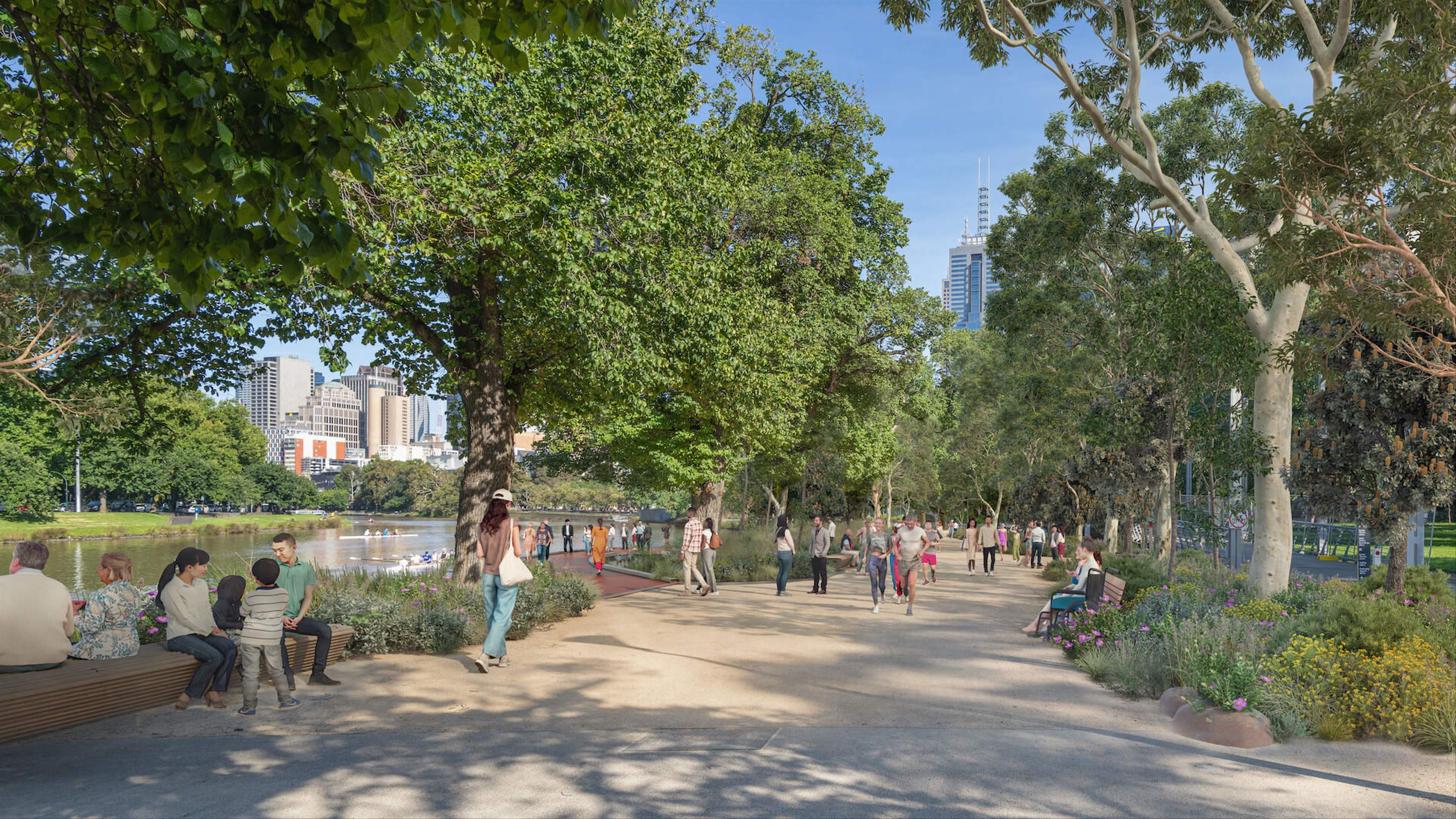 Construction Has Finally Begun on the Yarra River's Greenline Project