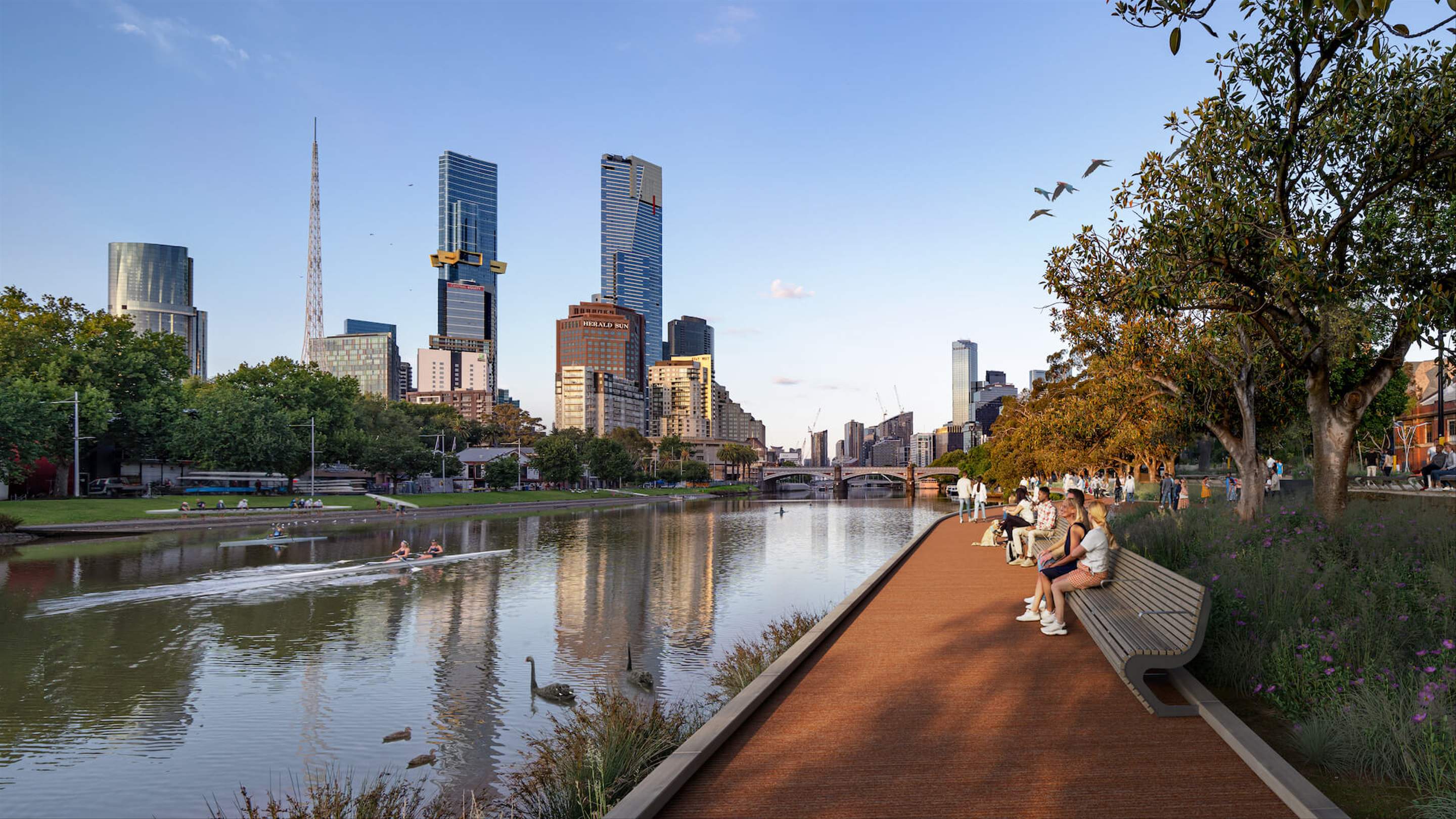 Construction Has Finally Begun on the Yarra River's Greenline Project