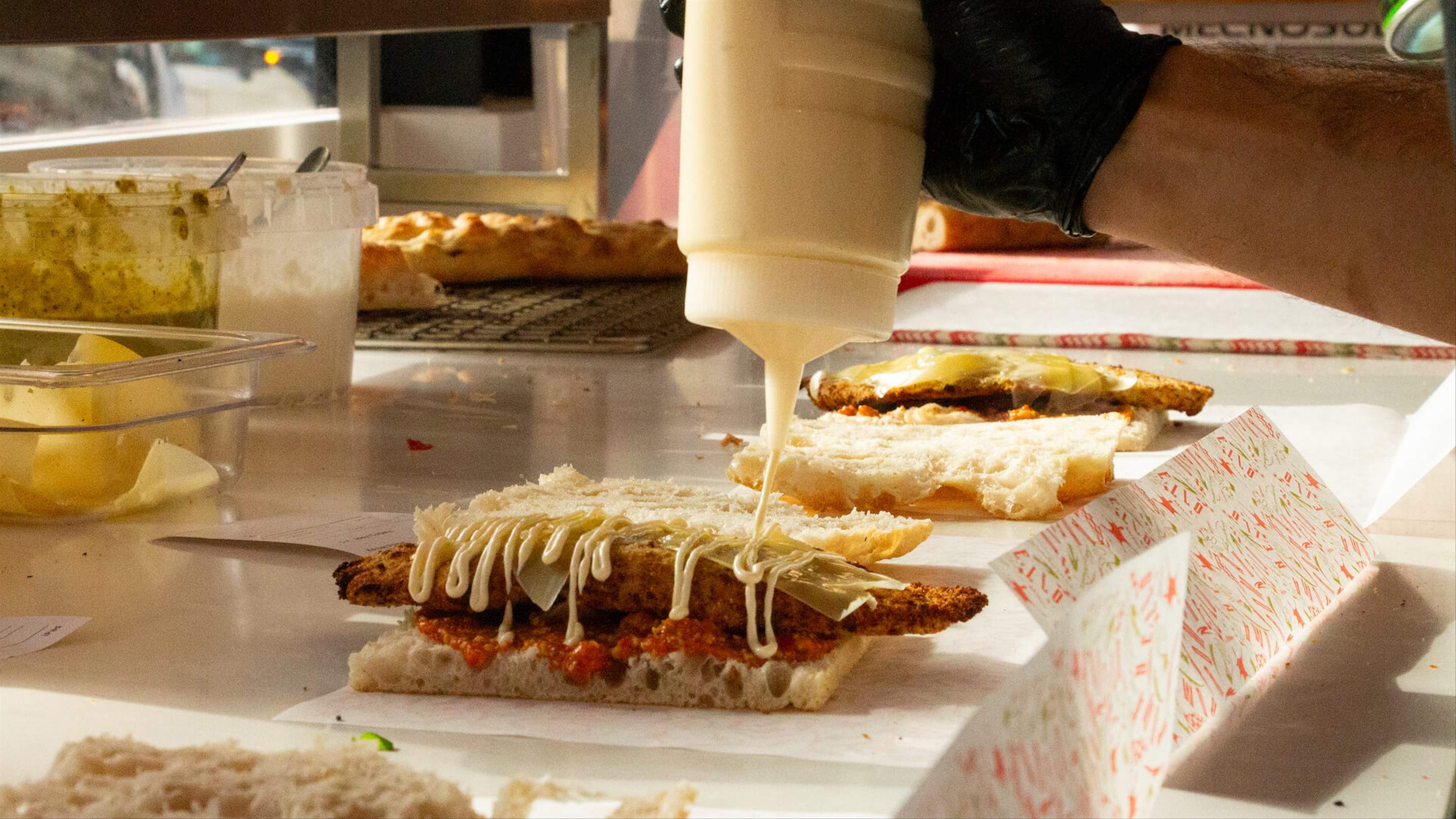 Romanello Is Serving Loaded Sangas and Pizza Across From the Queen Vic ...