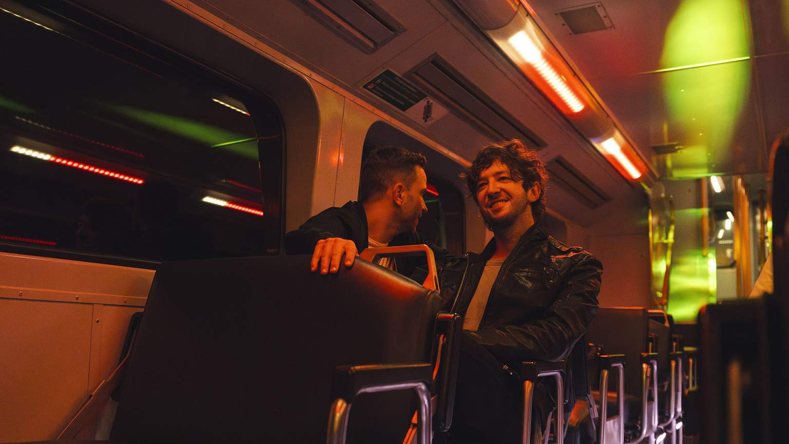 A Lit-Up Train That's Pumping Out a Techno Soundtrack by Paul Mac Is ...