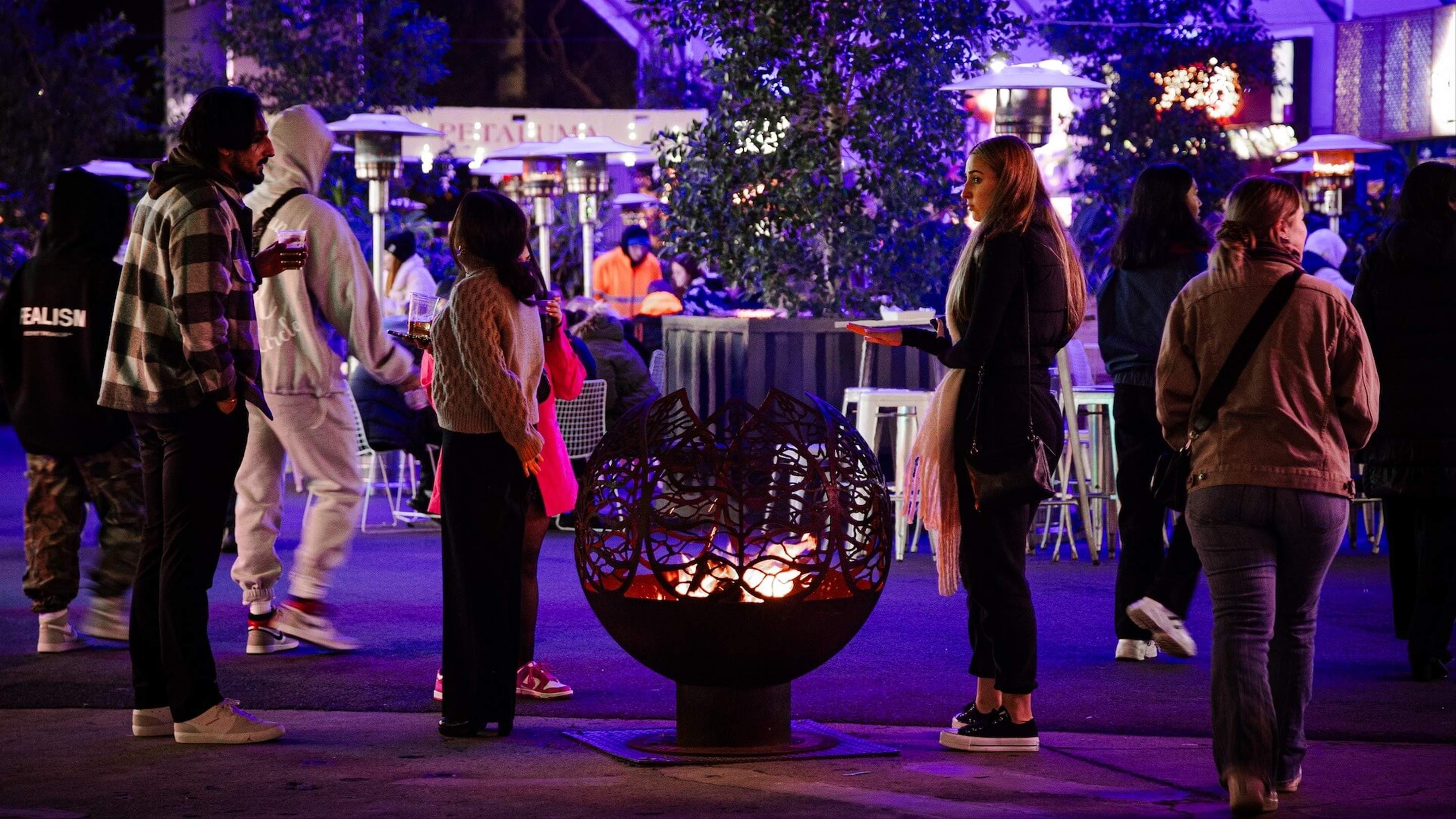 Grazeland's Winter Makeover Includes Firepits, Falling Snow and Live ...