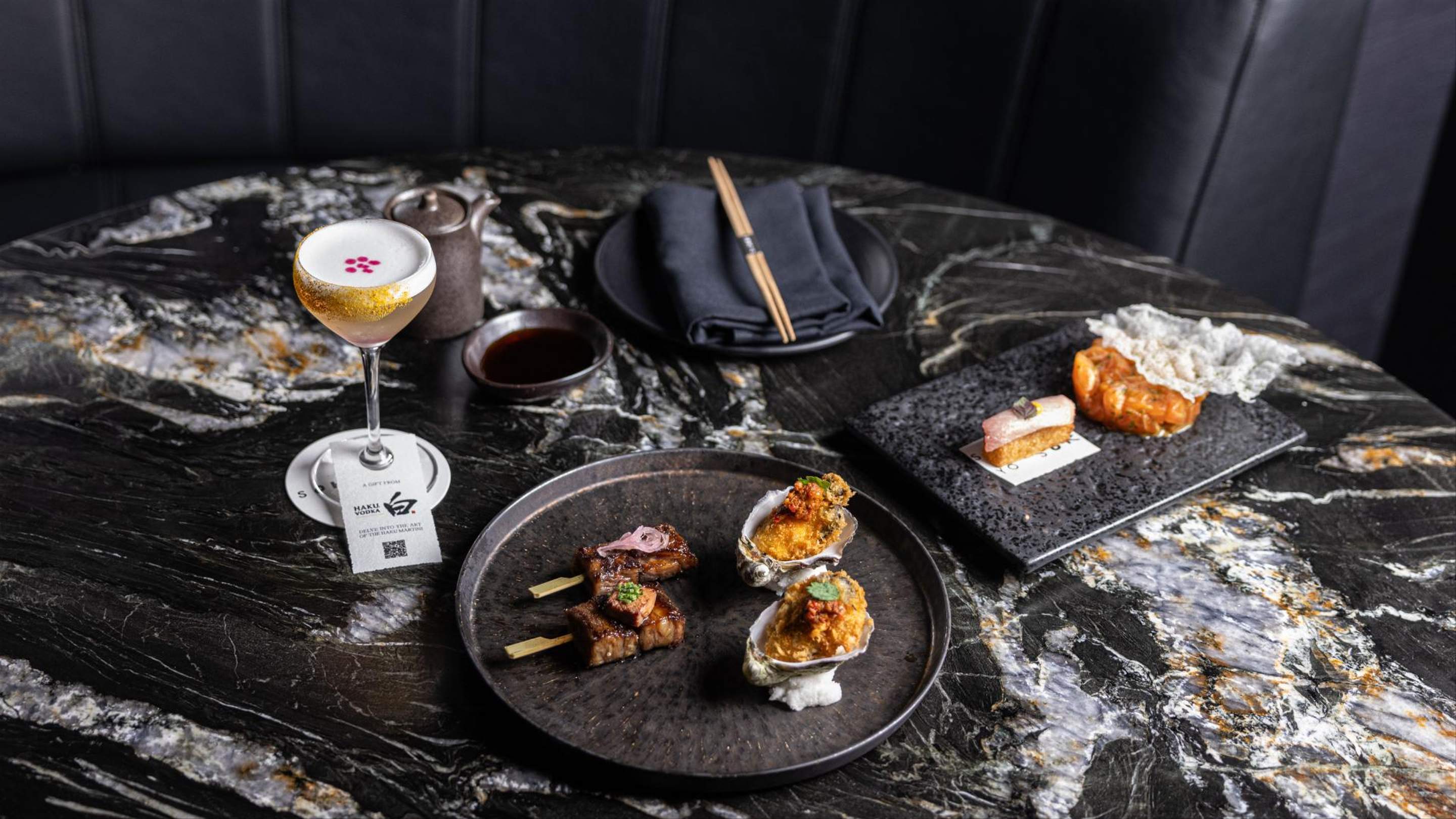 Haku Vodka Special Set Menu at Sokyo - Concrete Playground