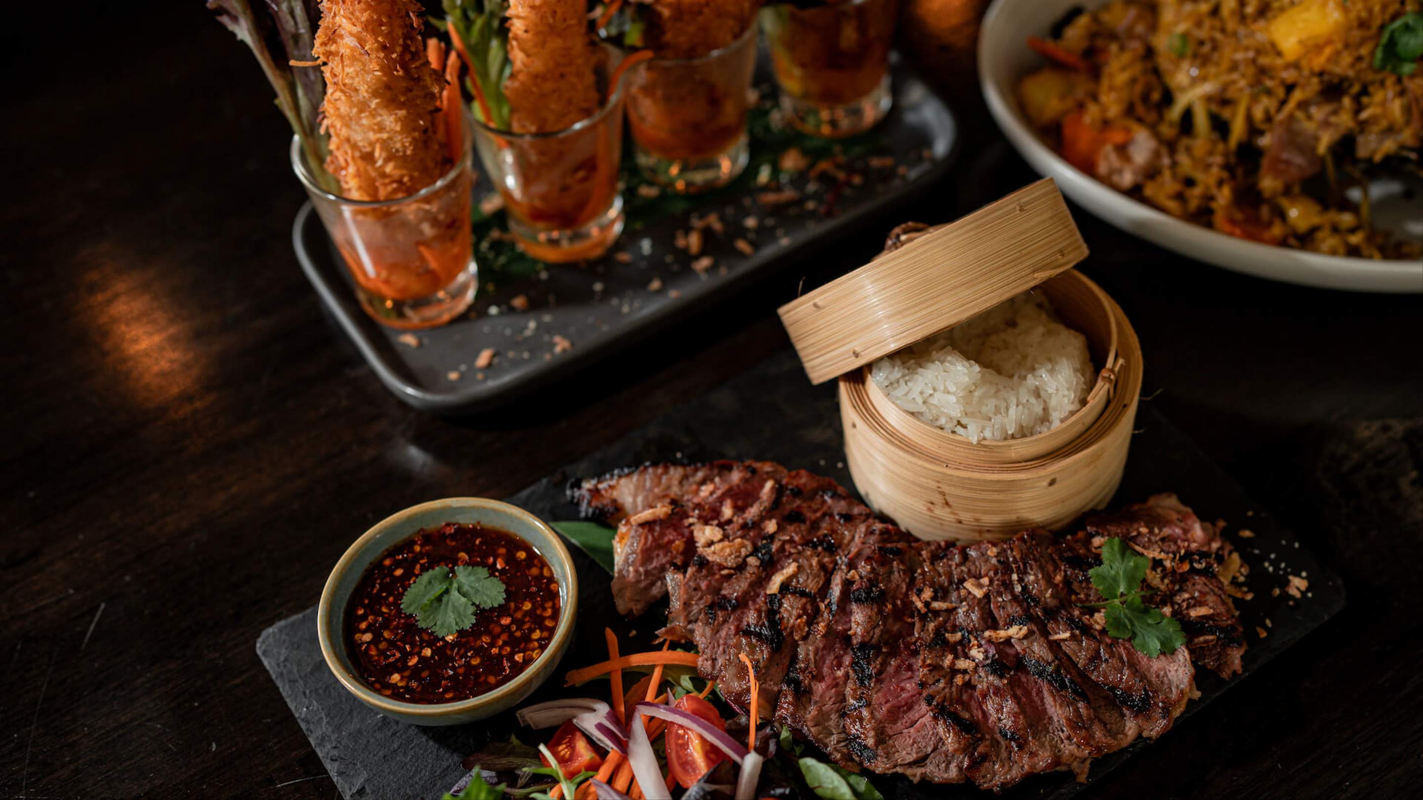 Vivid Cafe and Lounge Is Now Slinging $29 All-You-Can-Eat Thai Feasts