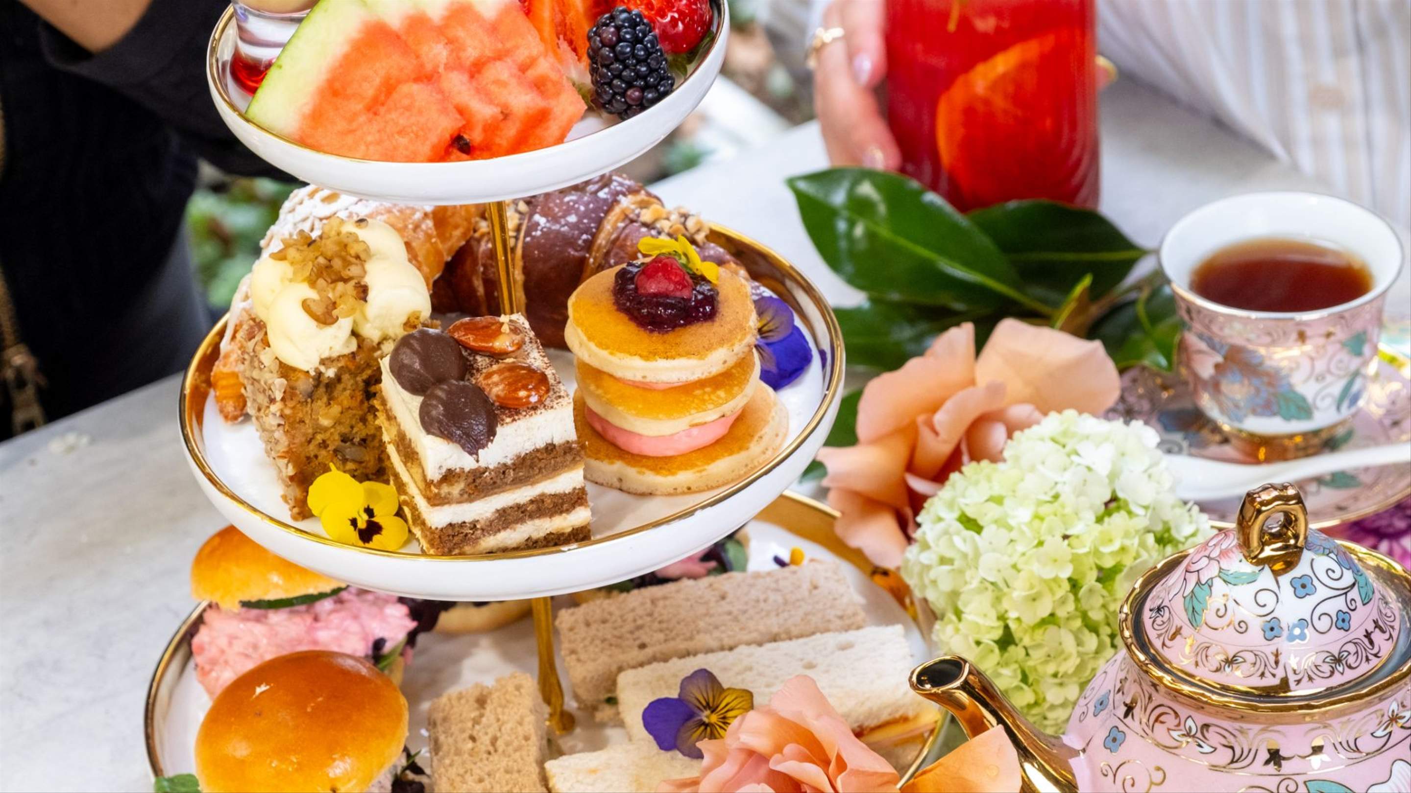 Waterfall High Tea and Edible Garden at Eternity Cafe - Concrete Playground