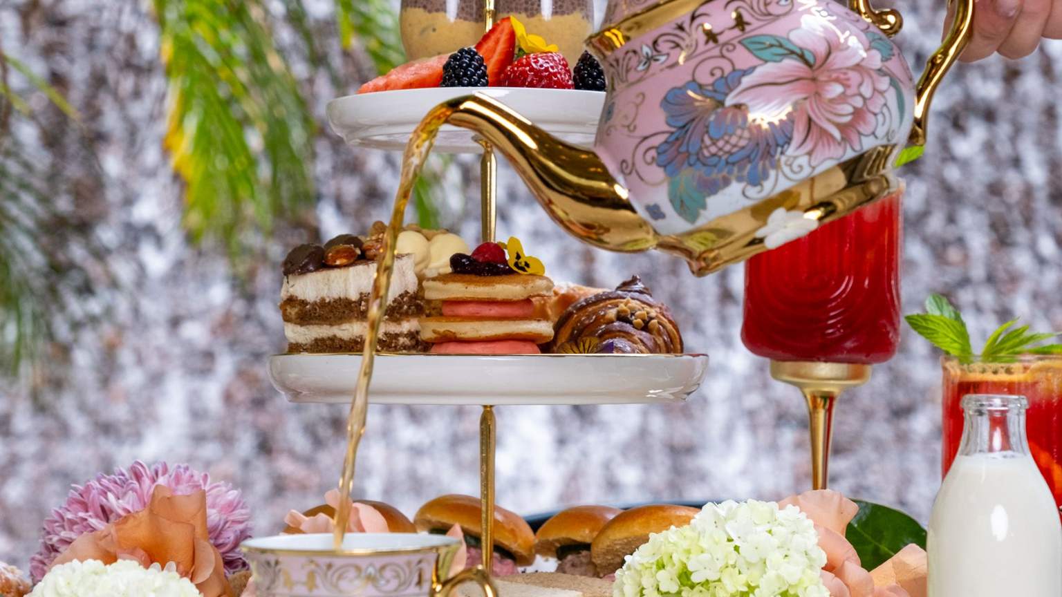 Waterfall High Tea and Edible Garden at Eternity Cafe - Concrete Playground