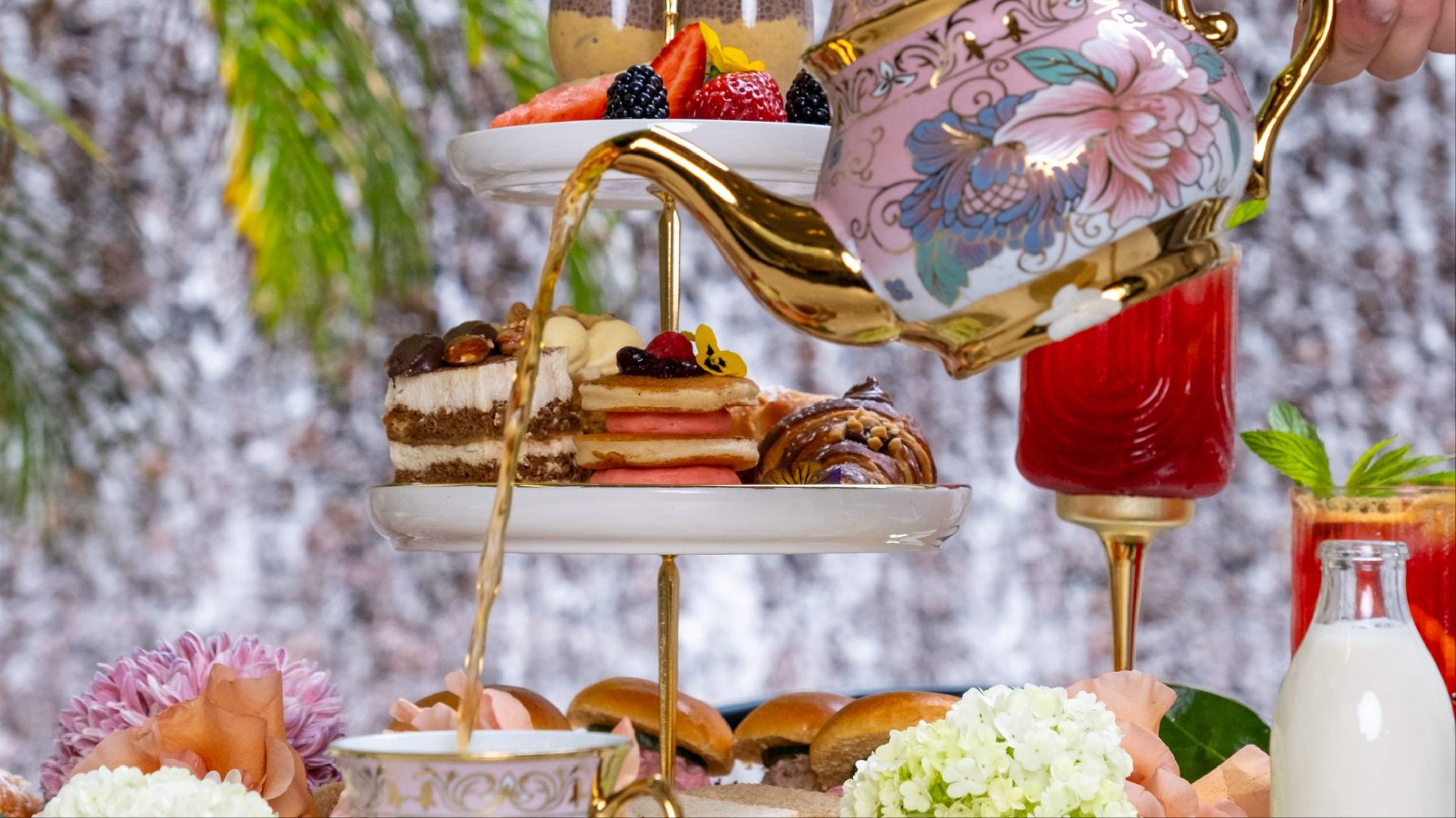 Waterfall High Tea and Edible Garden at Eternity Cafe - Concrete Playground