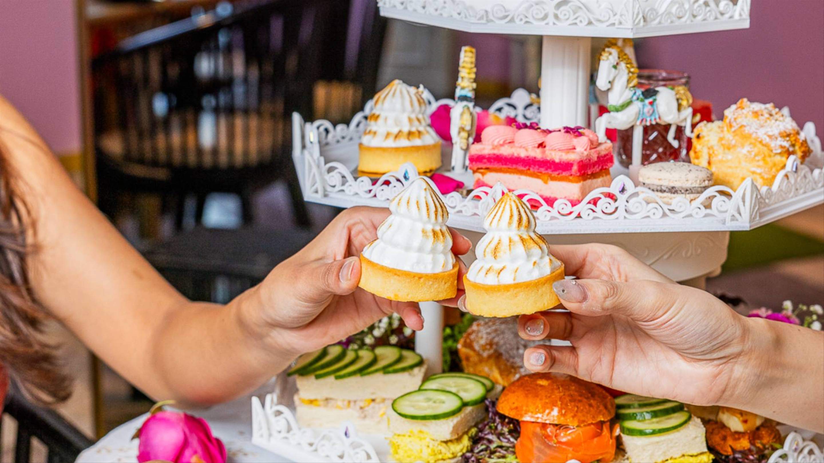 Heart High Tea at Loftus Lane Cafe - Concrete Playground