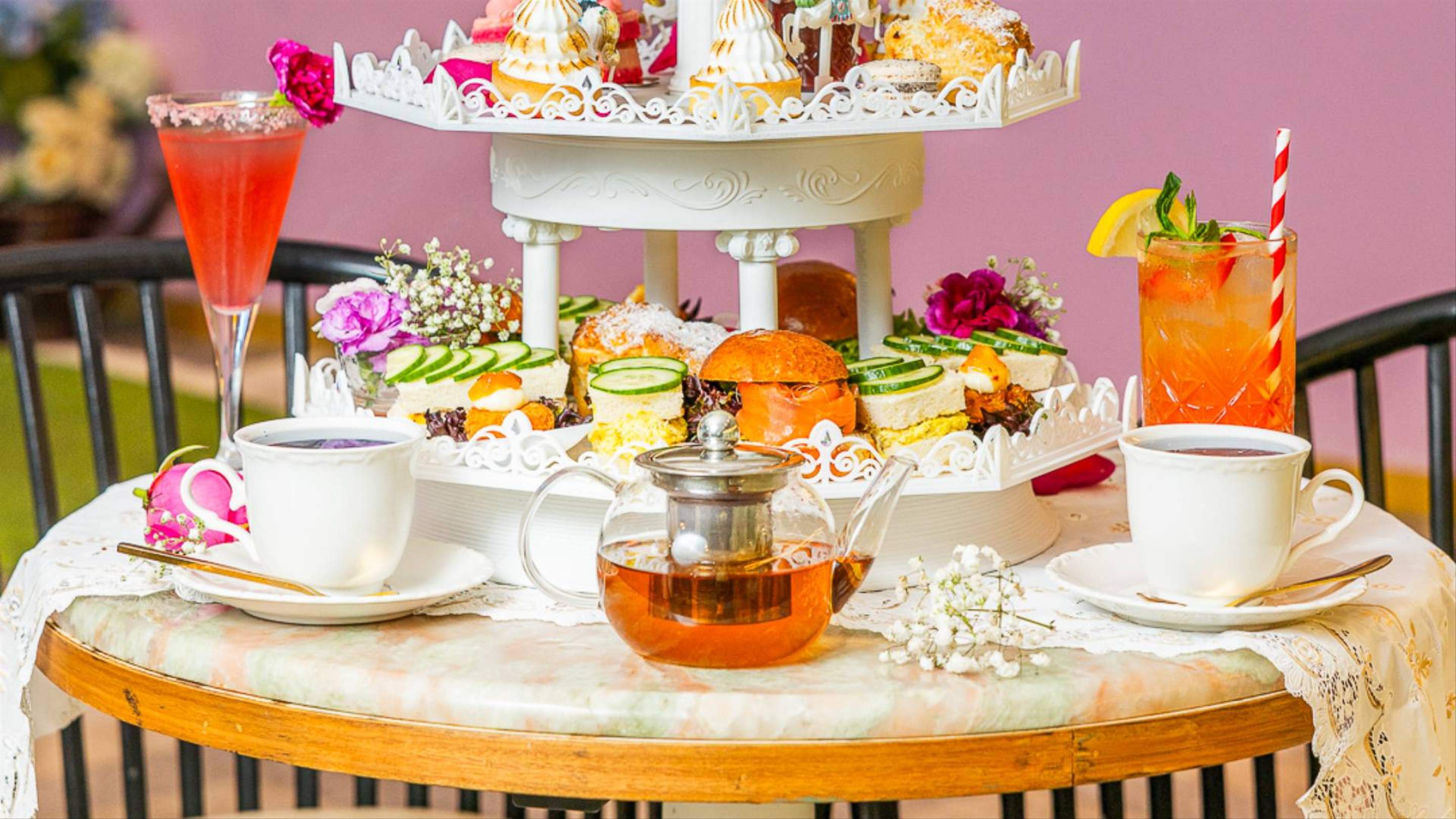 Heart High Tea at Loftus Lane Cafe - Concrete Playground