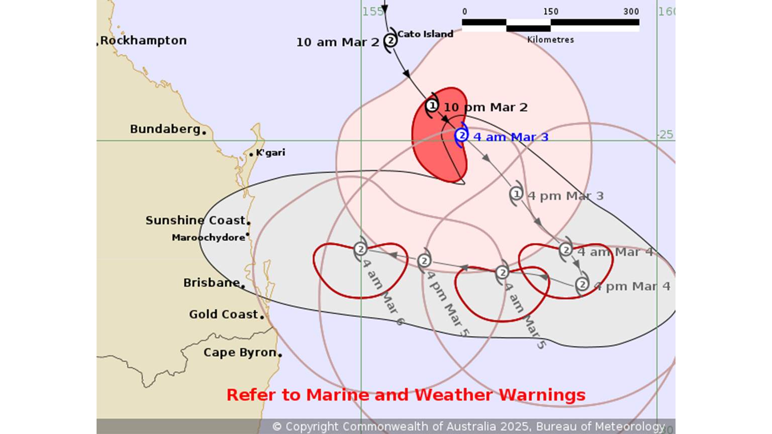 Tropical Cyclone Alfred Is Forecast to Impact Brisbane, Southeast ...