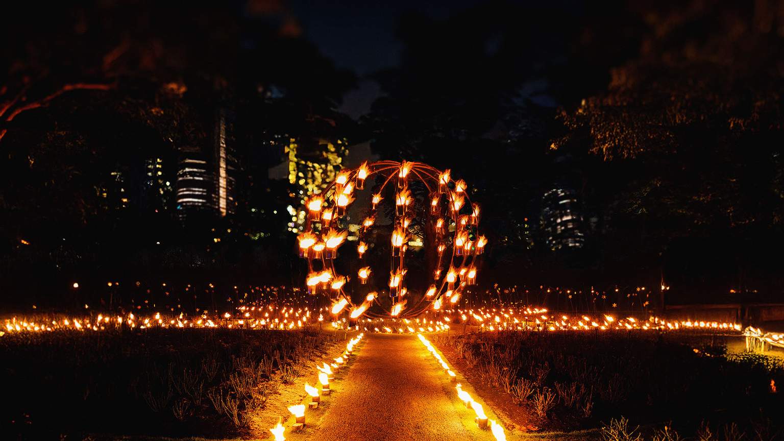 Filled with Fire Sculptures and Candlelit Installations, After-Dark ...