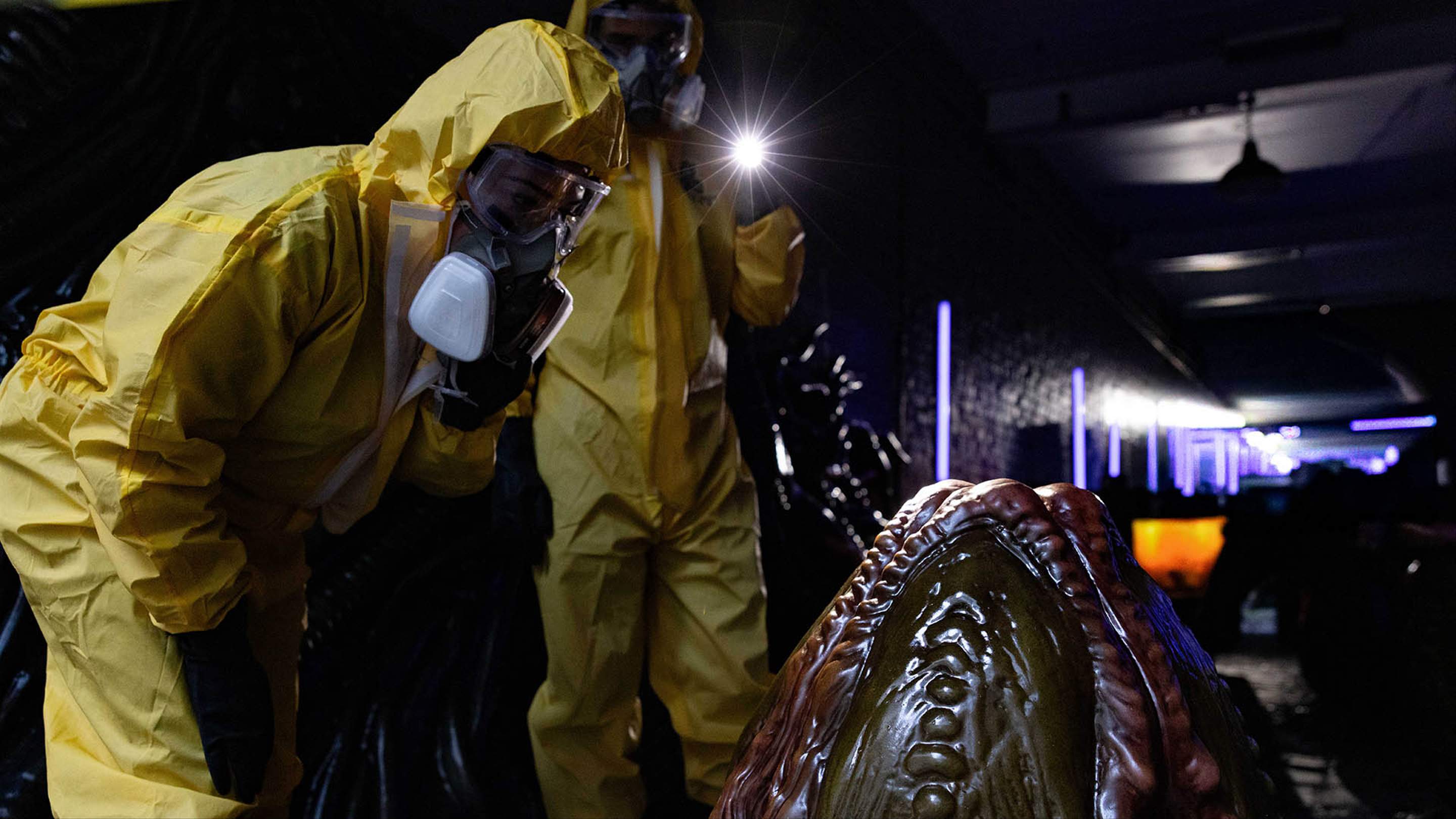 An 'Alien: Earth' Hive Quarantine Zone Complete with Ominous Eggs and ...