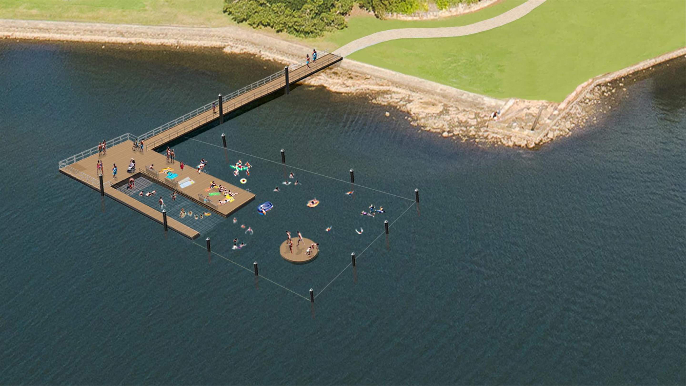 The Bay Run Is Getting a Brand-New $3.8 Million Swimming Spot