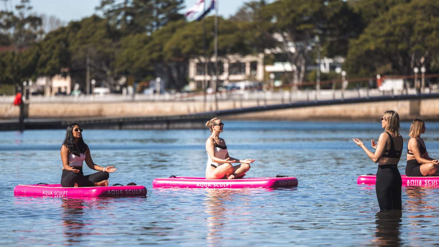 Australia’s First Floating Pilates and Yoga Studio Is Now Open