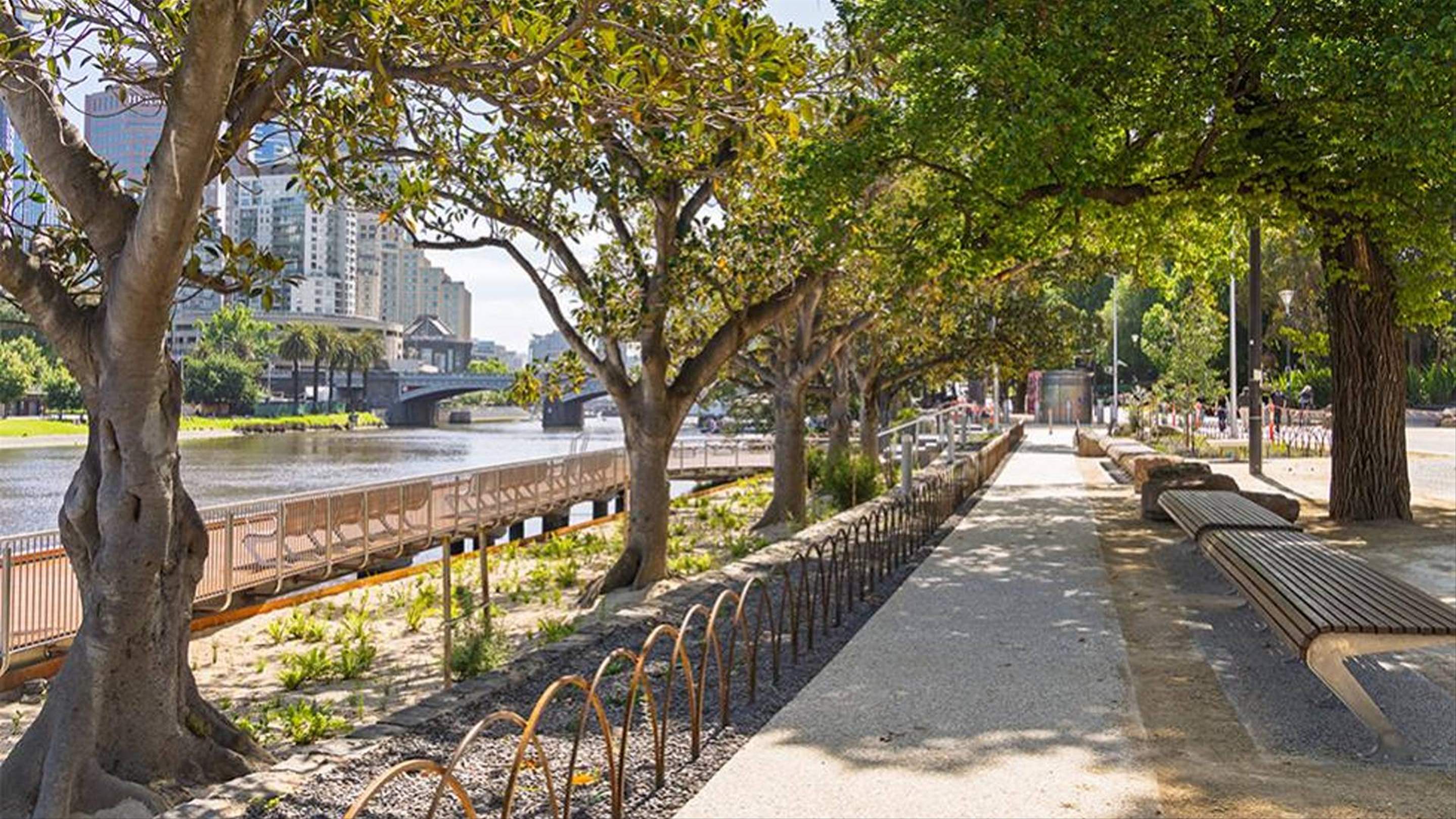 The First Section of Melbourne's Greenline Project Is Now Open