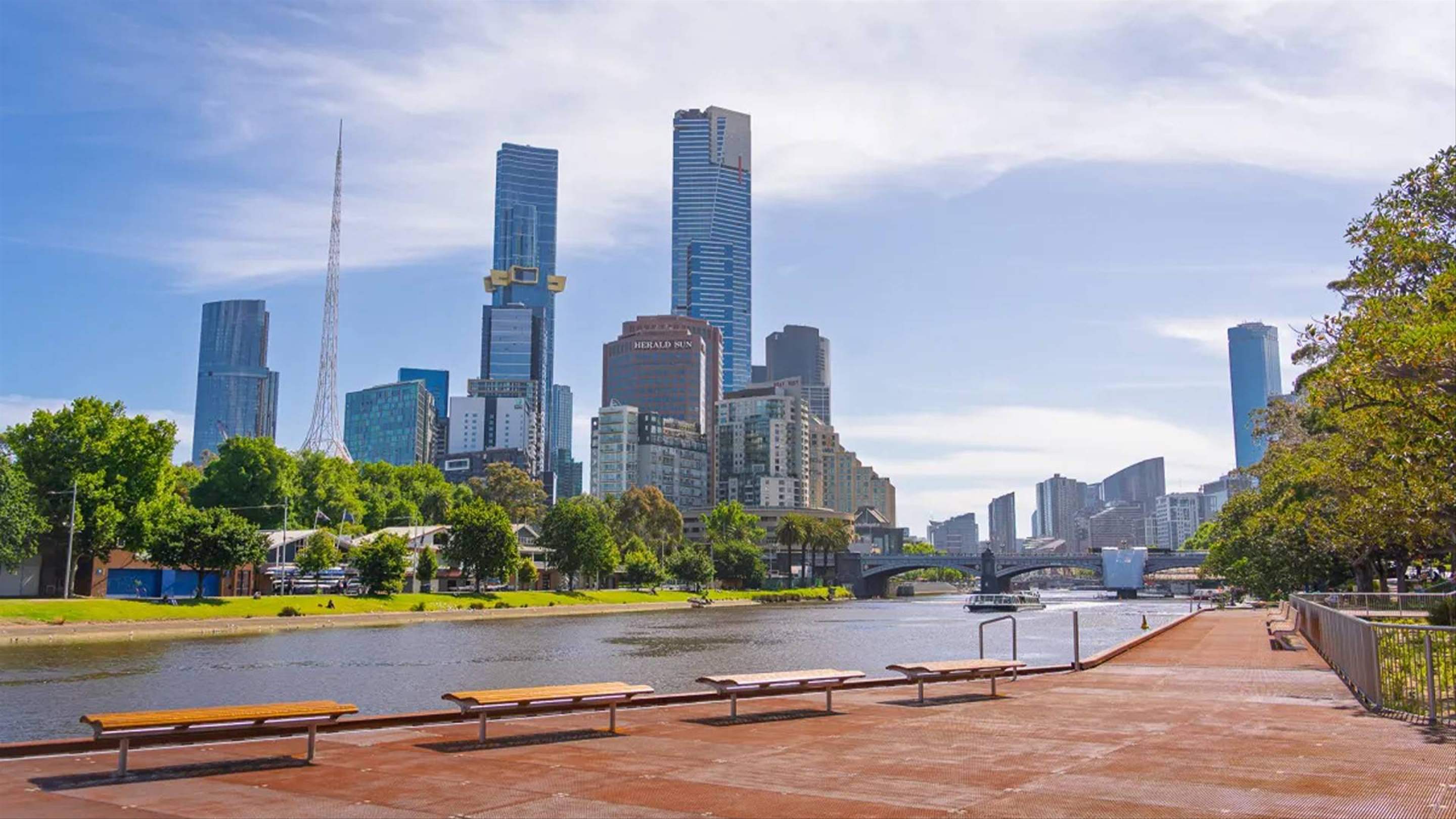 The First Section of Melbourne's Greenline Project Is Now Open